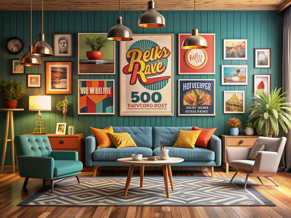 5 Ways Retro Art Prints Can Transform Any Space